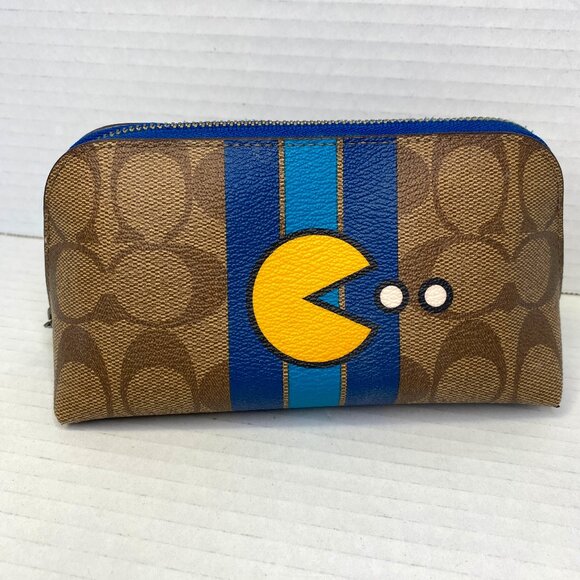 Coach | Bags | Coach Pacman Cosmetics Case Limited Edition Pacman Euc ...